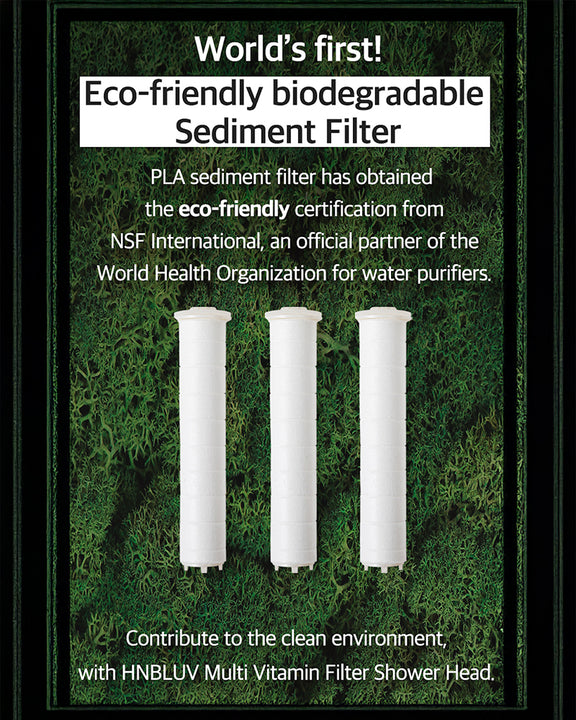 HNBLUV Eco‑Friendly Biodegradable Sediment Filter 4PC for Multi-Vitami ...